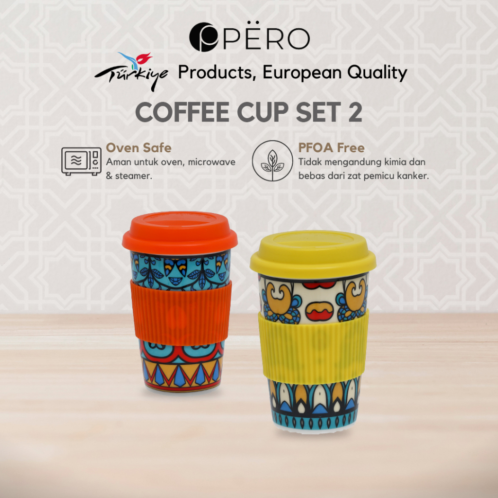 Jual Pero Tea & Coffee Cup / Gelas Tumbler / Mug Gelas Kopi | Shopee ...