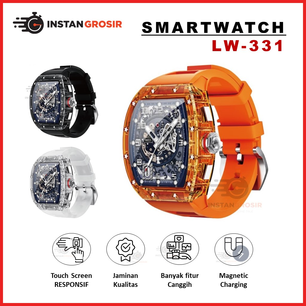 Jual Smartwatch LENYES LW-331 LW331 Waterproof IP67 Smart Watch Magnetic Charging Sport Heart ...