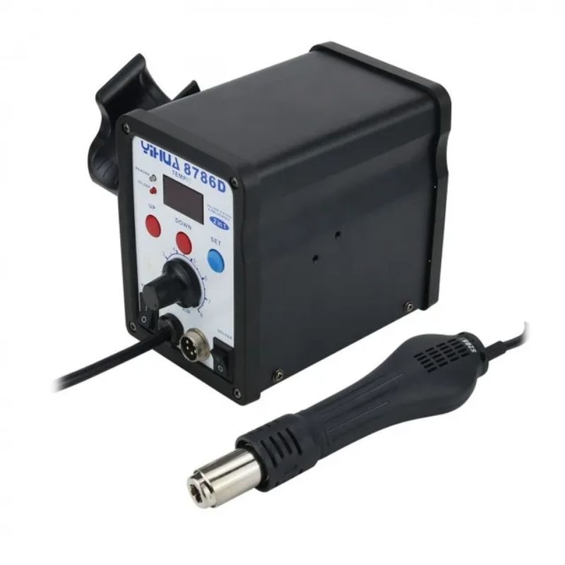 Jual Blower Uap Yihua 8786d 2in1+Solder Station Original | Shopee Indonesia