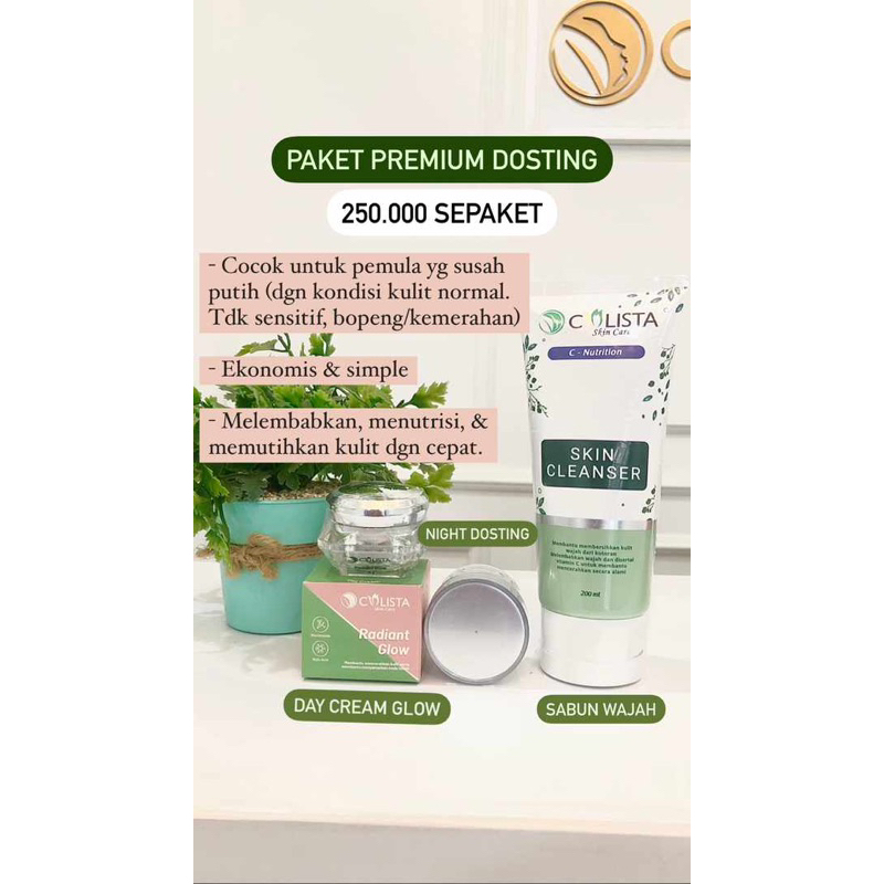 Jual Paket Premium Dosting Colista Skincare (PEMUTIH WAJAH AMPUH ...