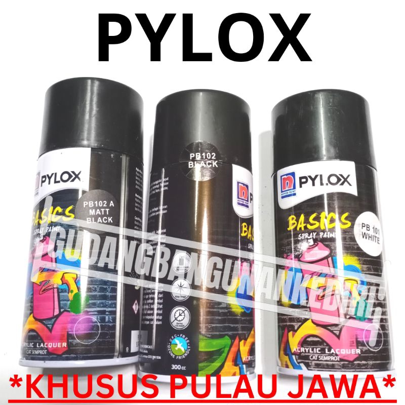 Jual [TERLENGKAP] Cat semprot Pylox Basics / pylox basic / pylox ...