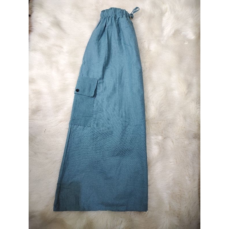 Jual ROK WANITA BAHAN LINEN CARGO PREMIUM ALLSIZE MUAT BB 40-80 Kg ko ...
