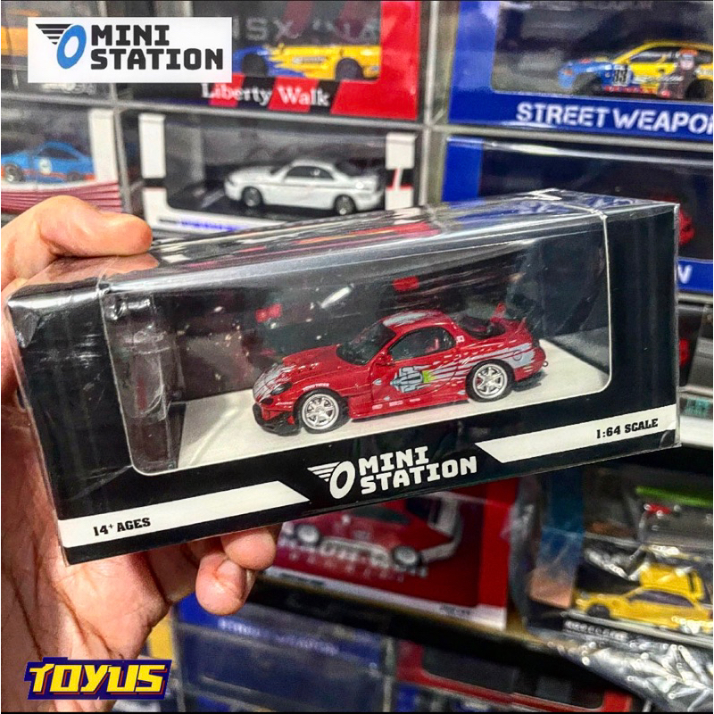Jual Mini Station - MAZDA RX7 FAST AND FURIOUS DOM WITH FIGURE | Shopee ...