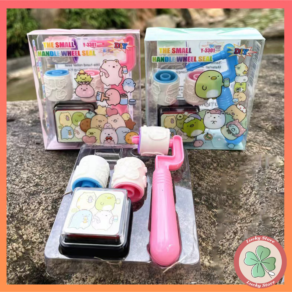 Jual Stempel Roll Mainan Anak Karakter Roller Stamp Lucu Mainan Edukasi ...
