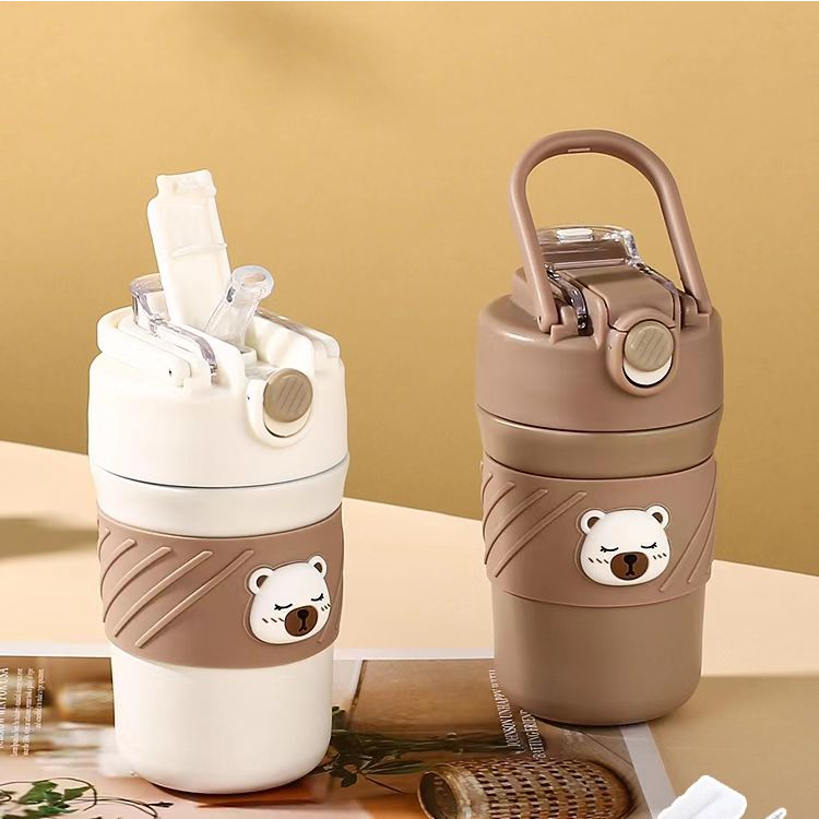 Jual BZ-109 Termos kopi 2 Tutup stainless steel sedontan botol minum ...