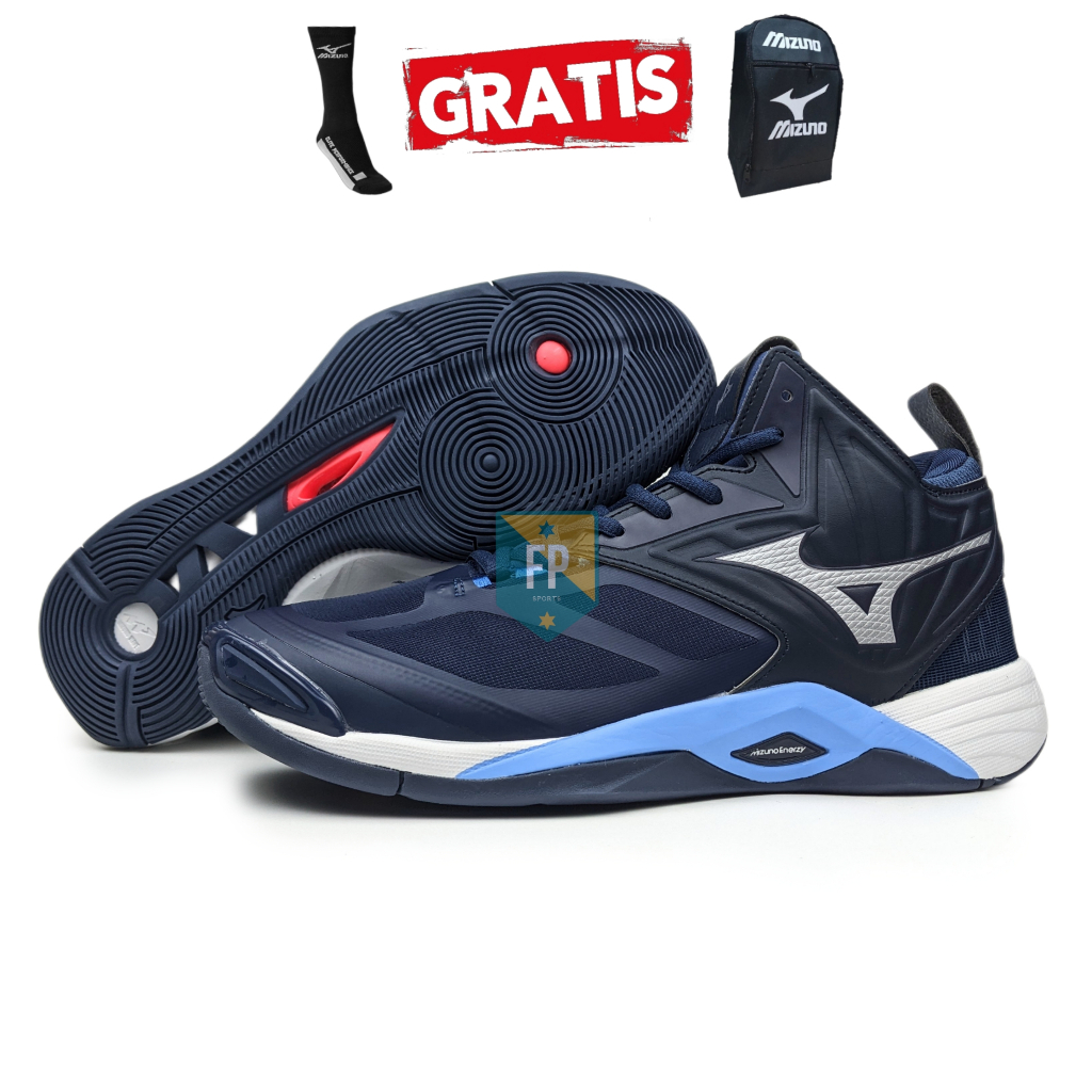 Jual Sepatu voly Mizuno wave Momentum MID 2 sepatu volly profesional ...