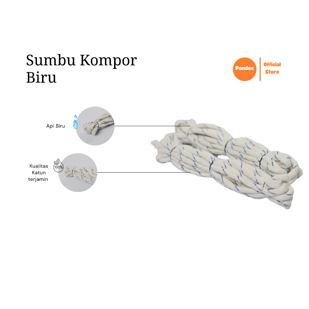 Jual Pondox Sumbu Kompor Biru / Sumbu Kompor Minyak Tanah | Shopee ...
