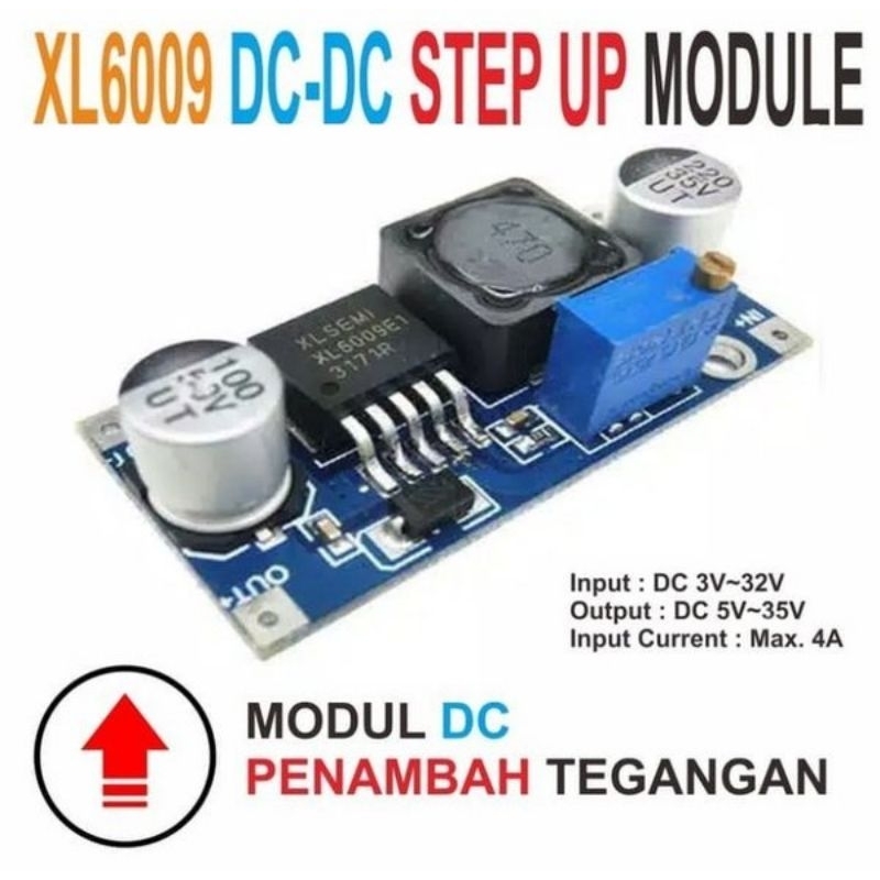 Jual Step UP DC-DC LM2596 Penambah Tegangan Volt | Shopee Indonesia