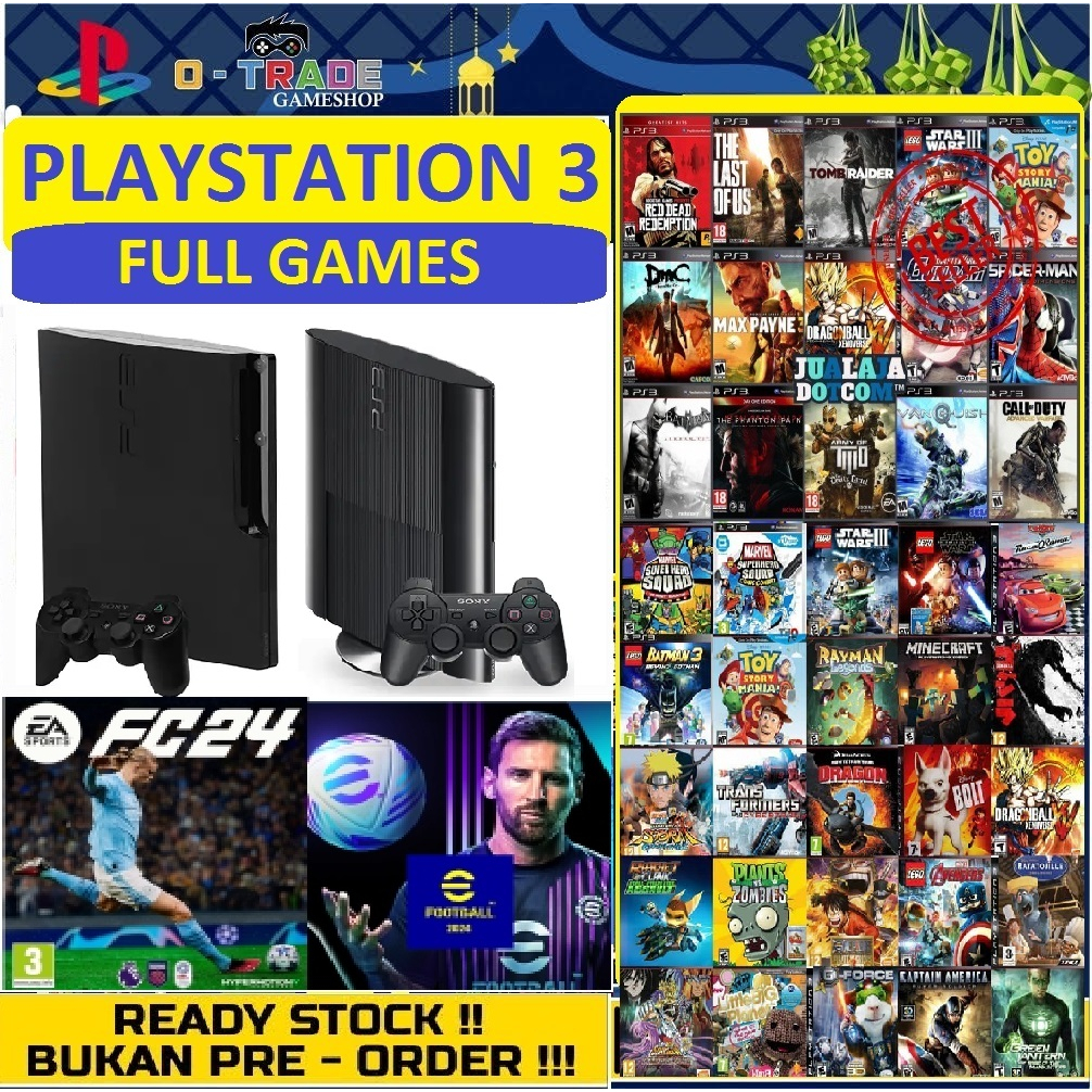 Jual SONY PLAYSTATION PS 3 PS3 SLIM (Firmware Terbaru) FULL GAME BISA ...