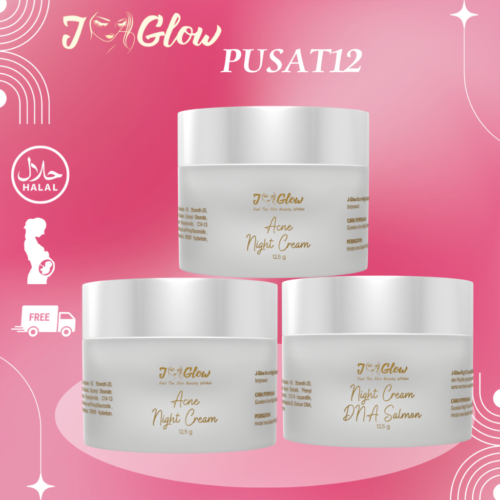 Jual JGLOW SKINCARE NIGHT CREAM SERIES | Shopee Indonesia