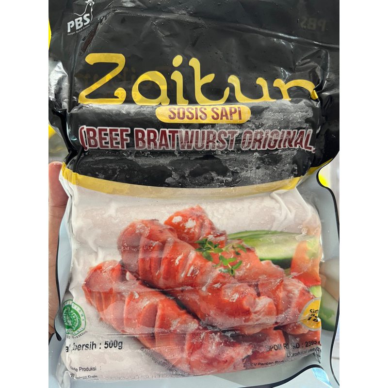 Jual Zaitun Sosis Sapi Breakfast / Zaitun Sosis Ayam Breakfast | Shopee ...