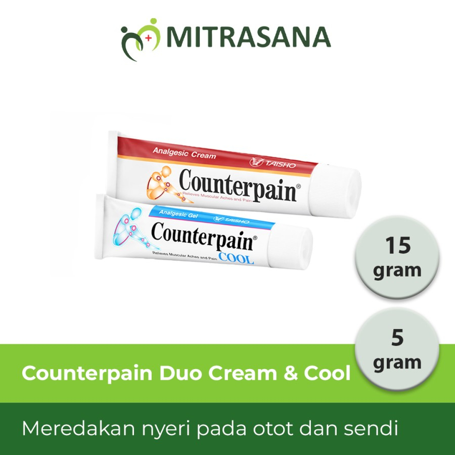 Jual Counterpain Duo - Cream 15 Gr & Cool 5 Gr | Shopee Indonesia