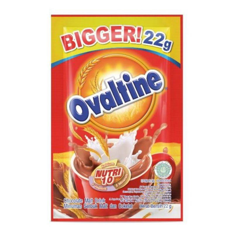 Jual Ovaltine chocolate drink 22g isi 10 sachet | Shopee Indonesia