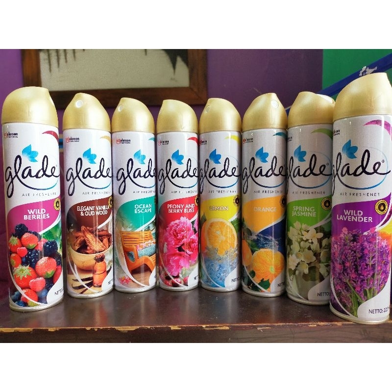 Jual Glade AEROSOL Air Freshener Pewangi Ruangan 200/ 225ml | Shopee ...
