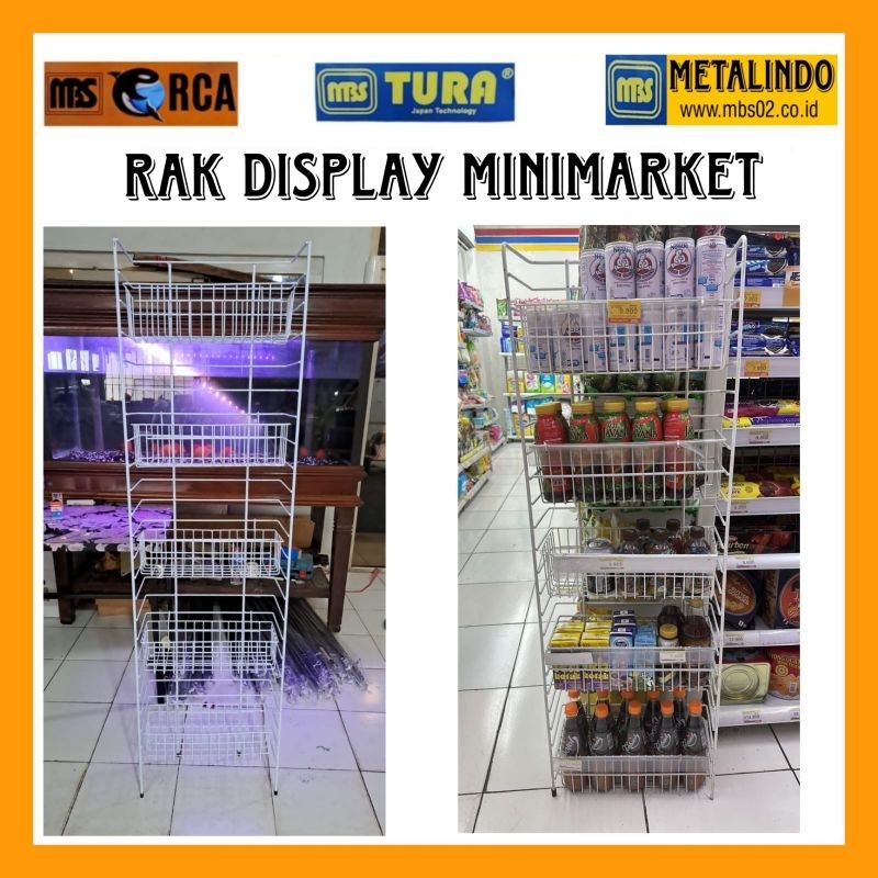 Jual Rak Chiki Rak Display MBS Rak 4 Susun Serbaguna | Shopee Indonesia