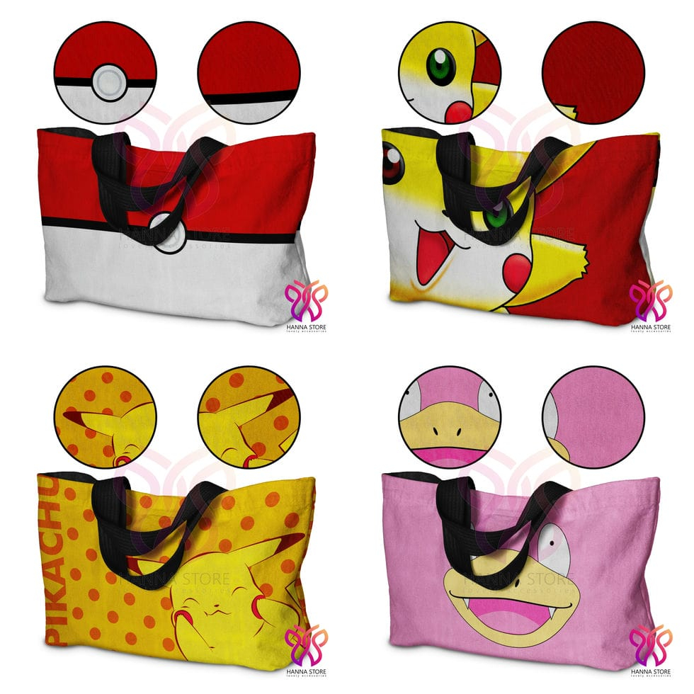 Jual Tas Tote bag Souvenir Anime pokemon | Shopee Indonesia