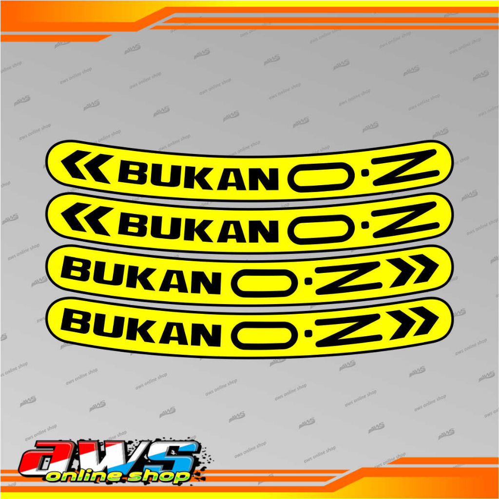 Jual Sticker Velg Bukan Oz | Shopee Indonesia