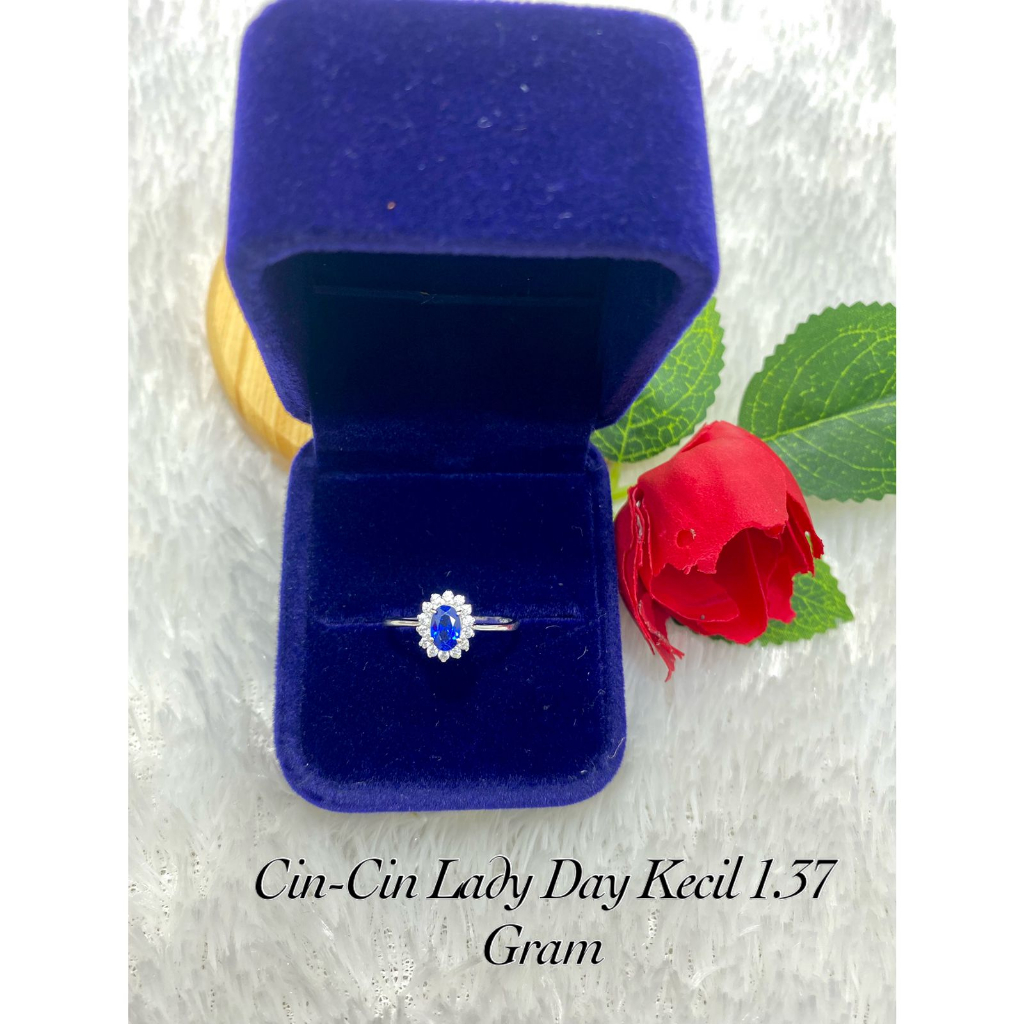 Jual CIN-CIN LADY DAY BIRU KECIL 1.37 GRAM | Shopee Indonesia