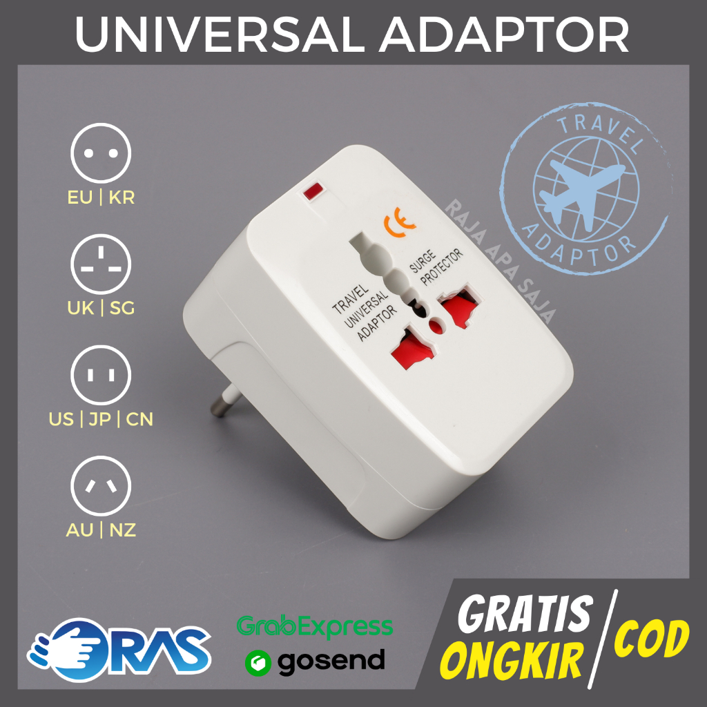 Jual Travel Adaptor Internasional Universal Charger Colokan Listrik ...