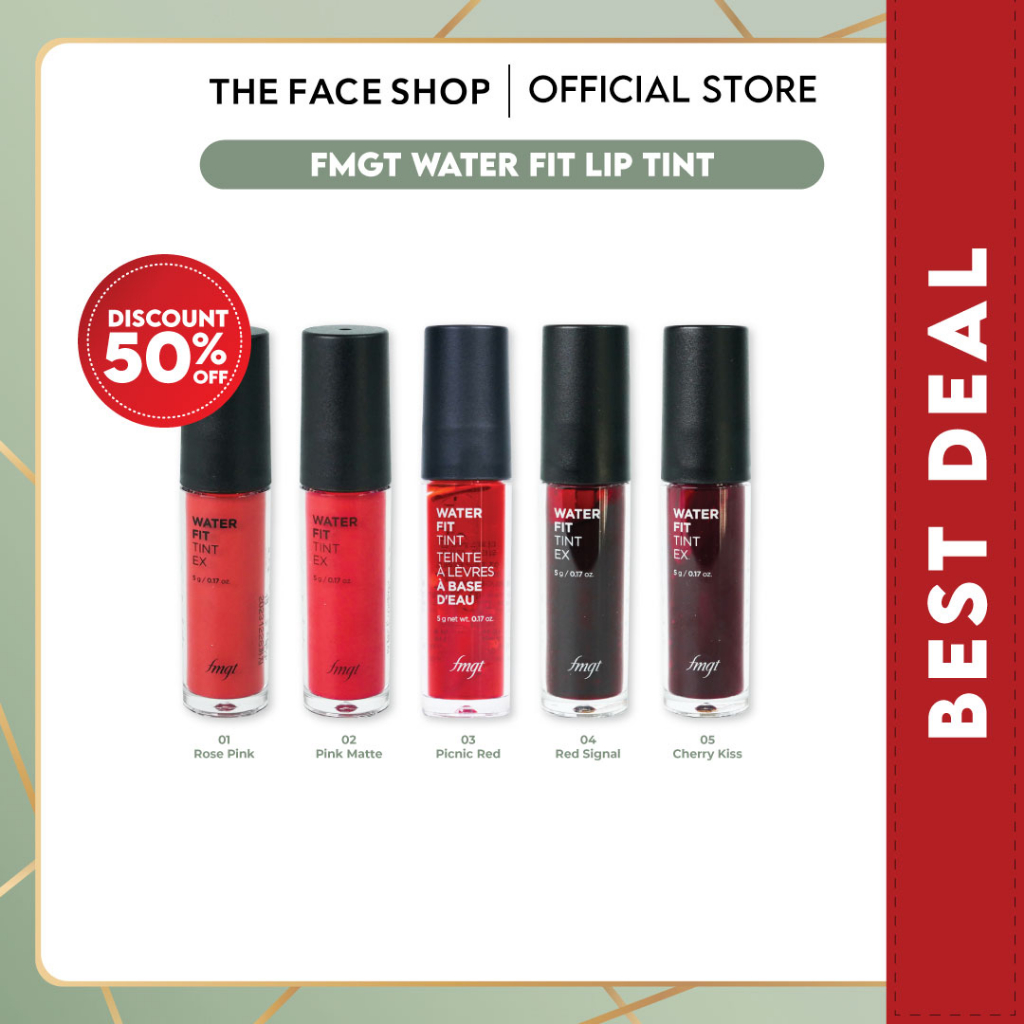 Jual FMGT Water Fit Lip Tint | Shopee Indonesia