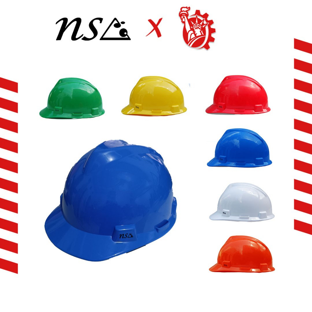Jual Helm Proyek Kerja Safety NSA Standart SNI + Tali Dagu 100% ...