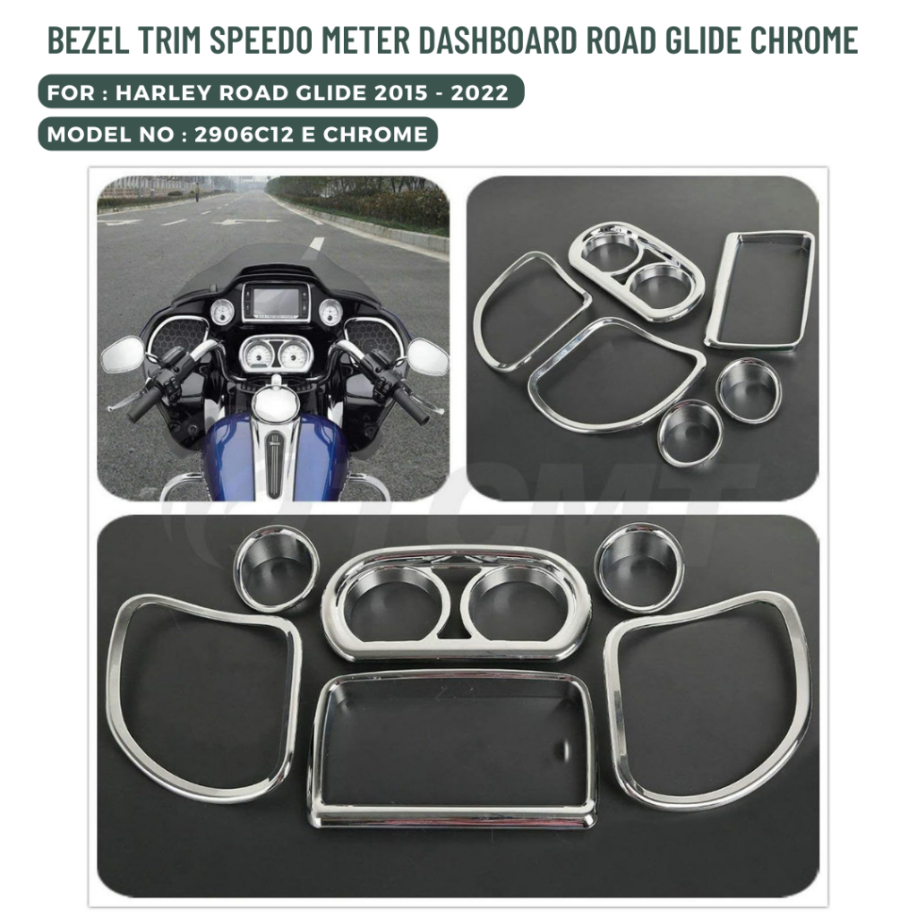 Jual BEZEL TRIM SPEEDOMETER DASHBOARD HARLEY ROAD GLIDE 2015-2022 ...