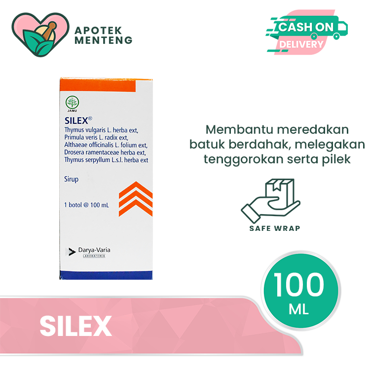Jual Silex Sirup 100 mL - Obat Baruk Berdahak dan Pilek | Shopee Indonesia