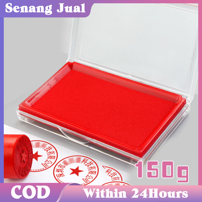 Jual Stamp Pad Inkpad Stamp Merah Cepat Kering Untuk Stempel Dan Sidik ...