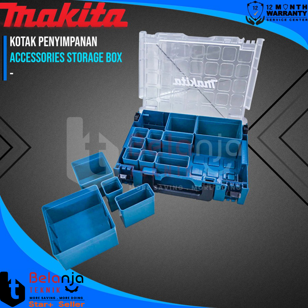 Jual Makita Accessories Storage Box Kotak Penyimpanan Perkakas Baut Mur ...