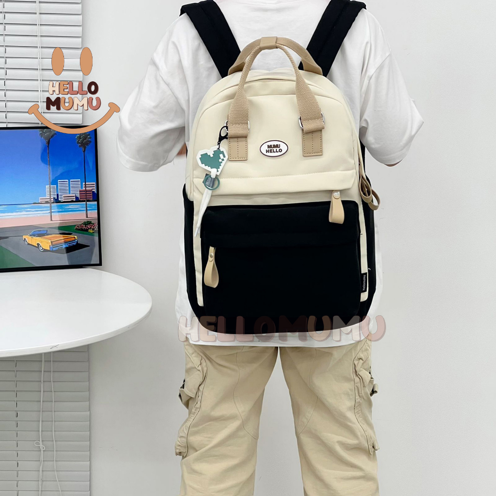 Jual Hellomumu Backpack HANDLE - HM317 | Shopee Indonesia