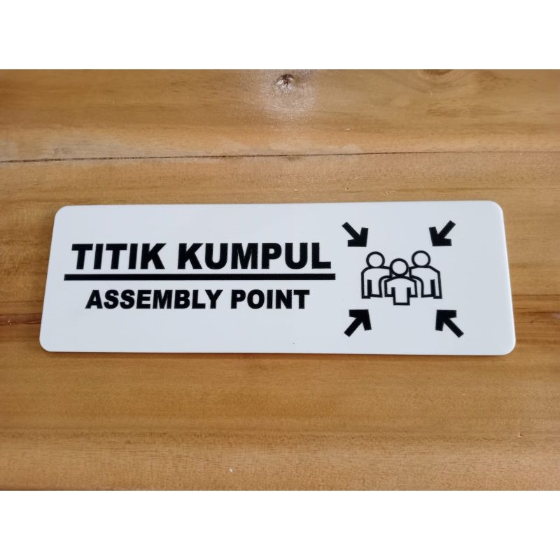 Jual Sign Label Titik Kumpul | Shopee Indonesia