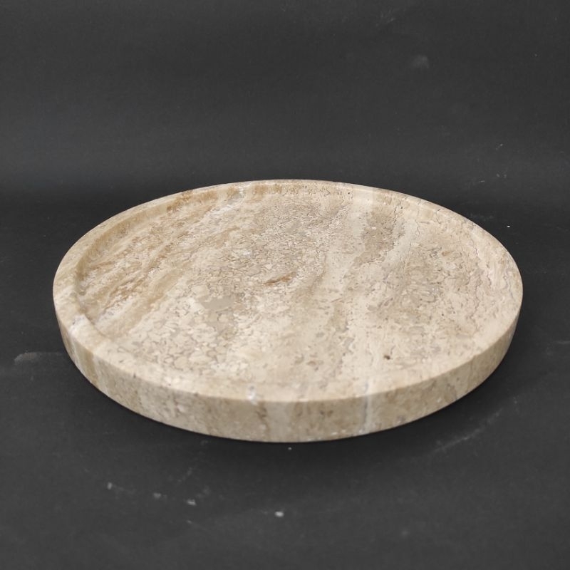 Jual Travertine Tray Round marble | Shopee Indonesia