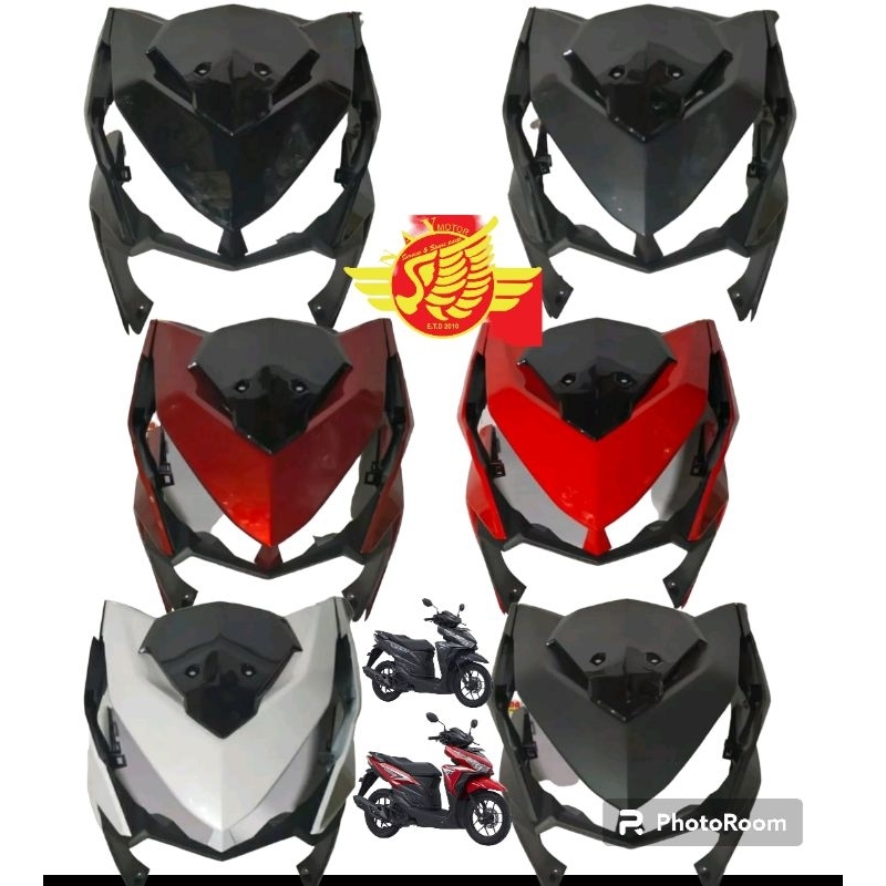 Jual Paket Sayap Cover Body Lampu Depan Honda Vario 125/150 Led Old ...