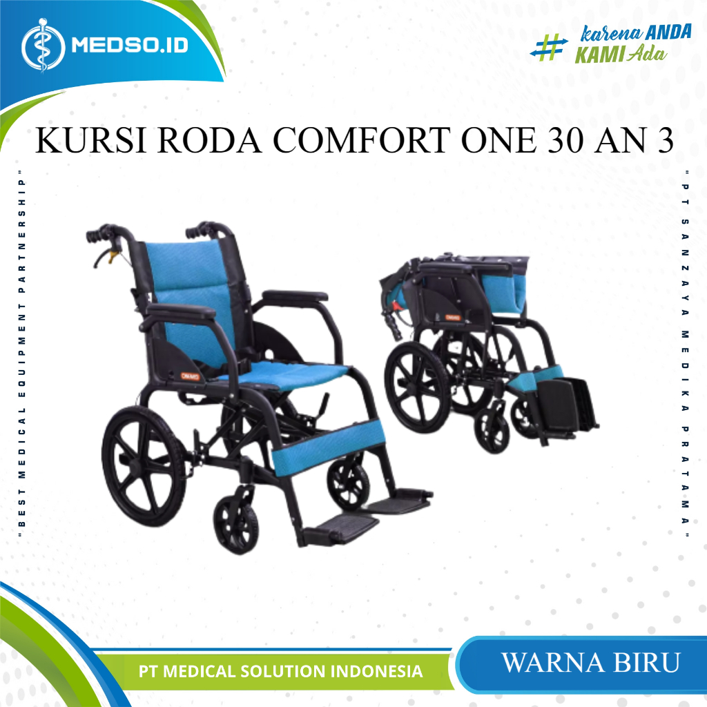 Jual KURSI RODA ONEMED COMFORT ONE 30 AN 3 | Shopee Indonesia