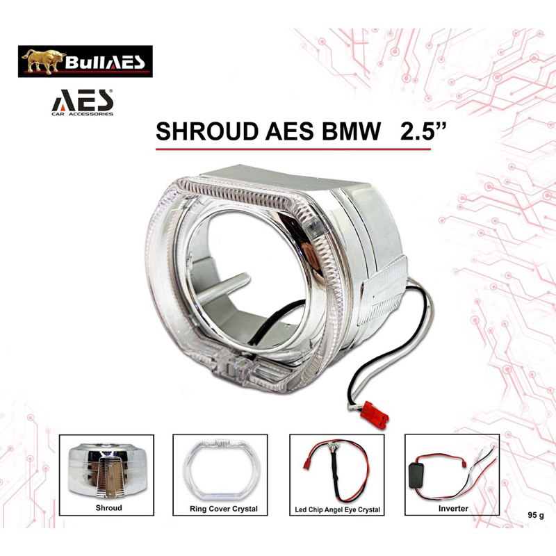 Jual Shroud Projector BiLED BMW FULL Sport Angel Eye Crystal Projie ...