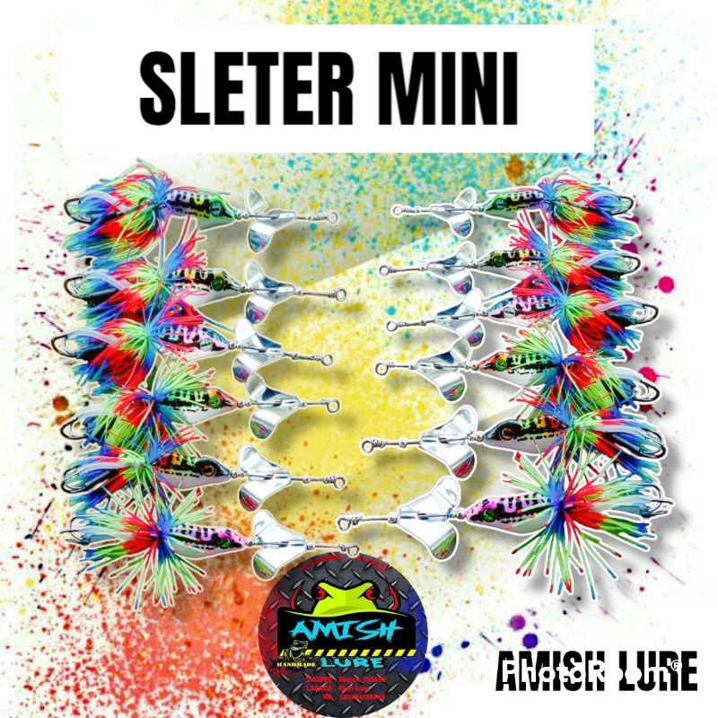 Jual Slater mini | Umpan Toman dan gabus |Sleter mini | Shopee Indonesia