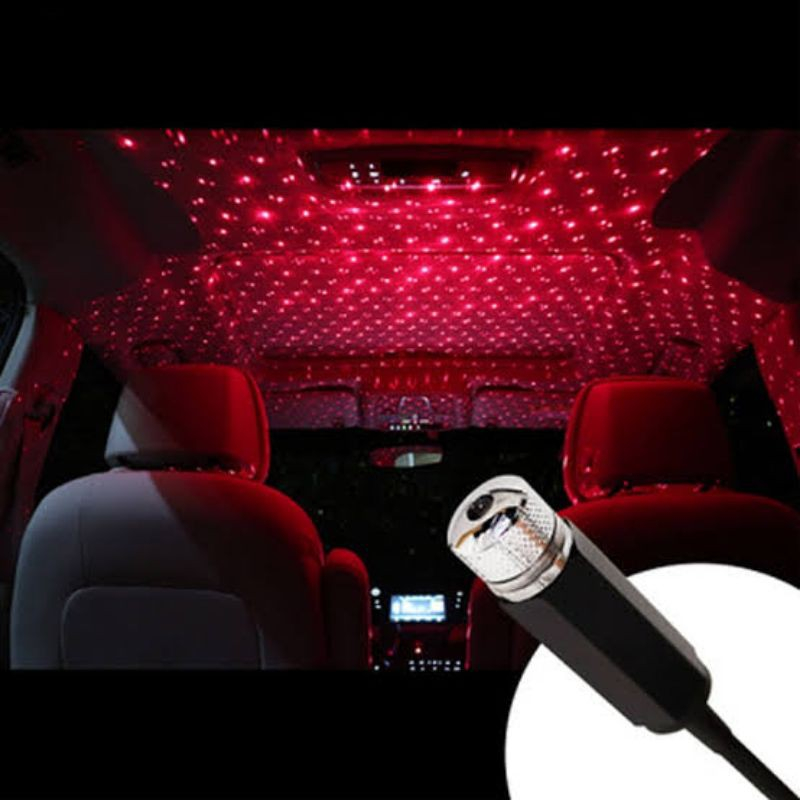 Jual LAMPU LED BINTANG DEKORASI INTERIOR MOBIL STAR LIGHT COLOK USB ...