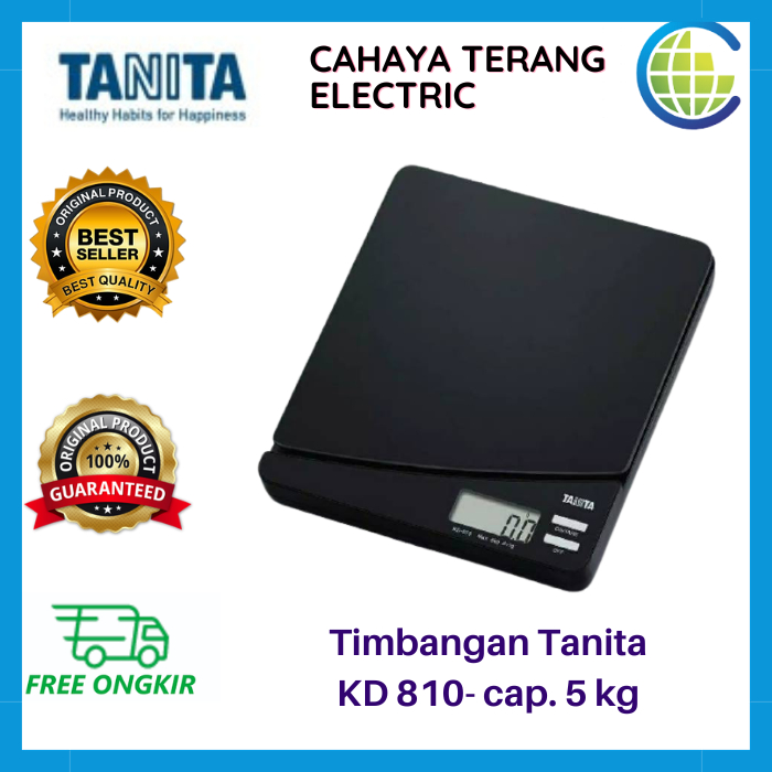 Jual Tanita Timbangan kue dapur digital KD 810 KD810 - 5 Kg | Shopee Indonesia