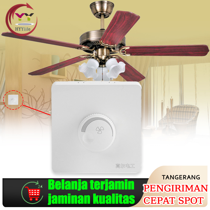 Jual Saklar Dimmer Dimer Flashycom/Switch Dimmer Lampu 220v | Shopee ...