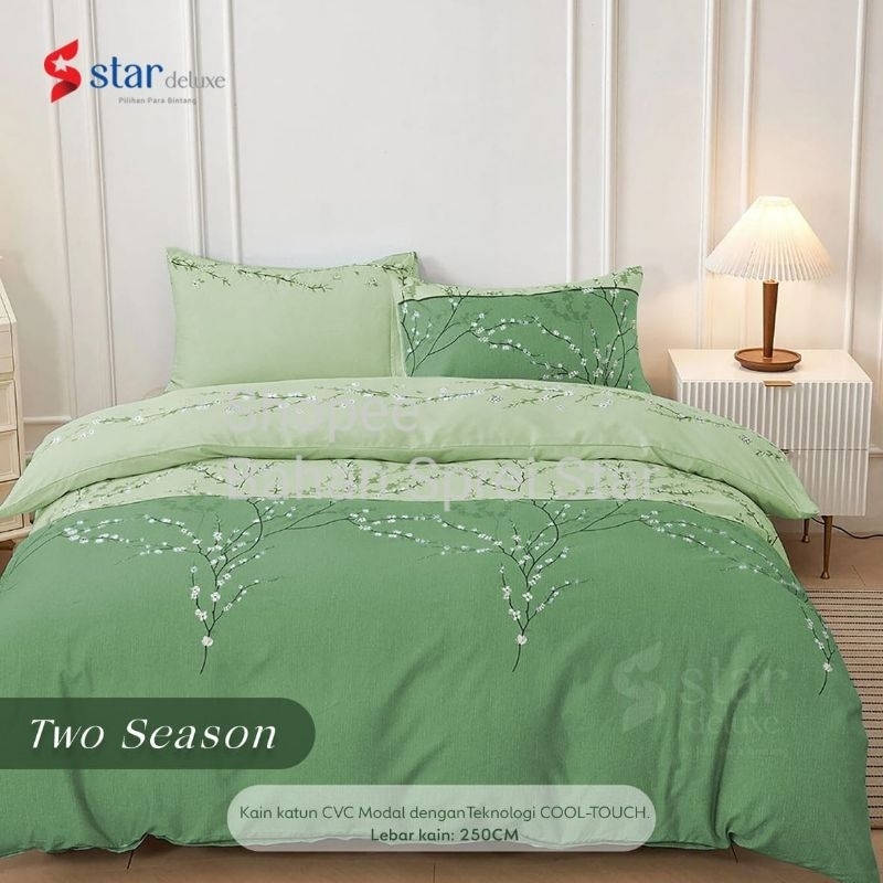 Jual Bahan Kain Sprei Star - Two Season | Shopee Indonesia
