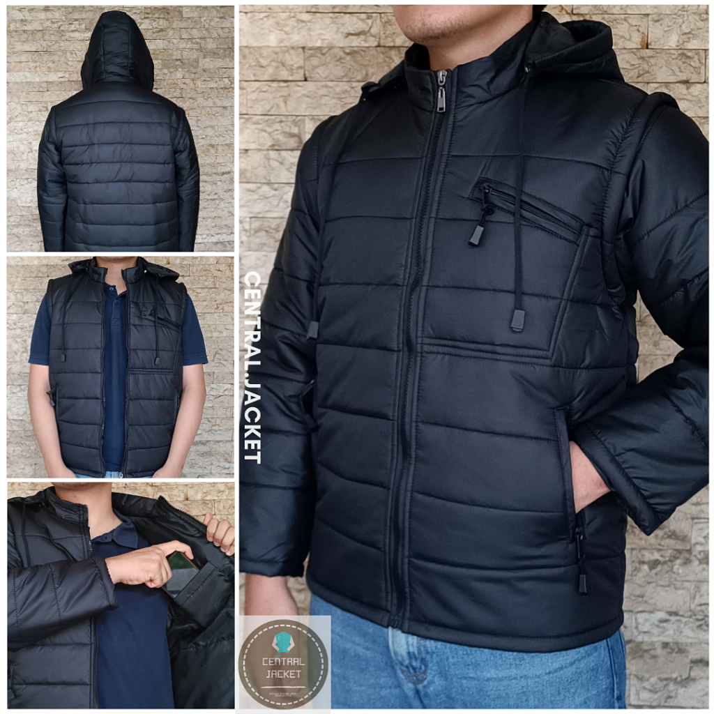 Jual JAKET ROMPI PARASUT 2in1 - JAKET ANTI ANGIN DAN AIR - JAKET MOTOR ...