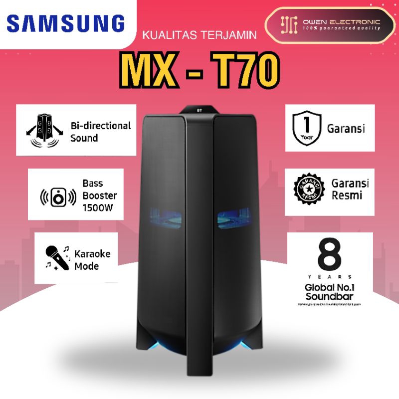Jual SAMSUNG HIFI KARAOKE MX-T70/MXT70/ MX T70 | Shopee Indonesia