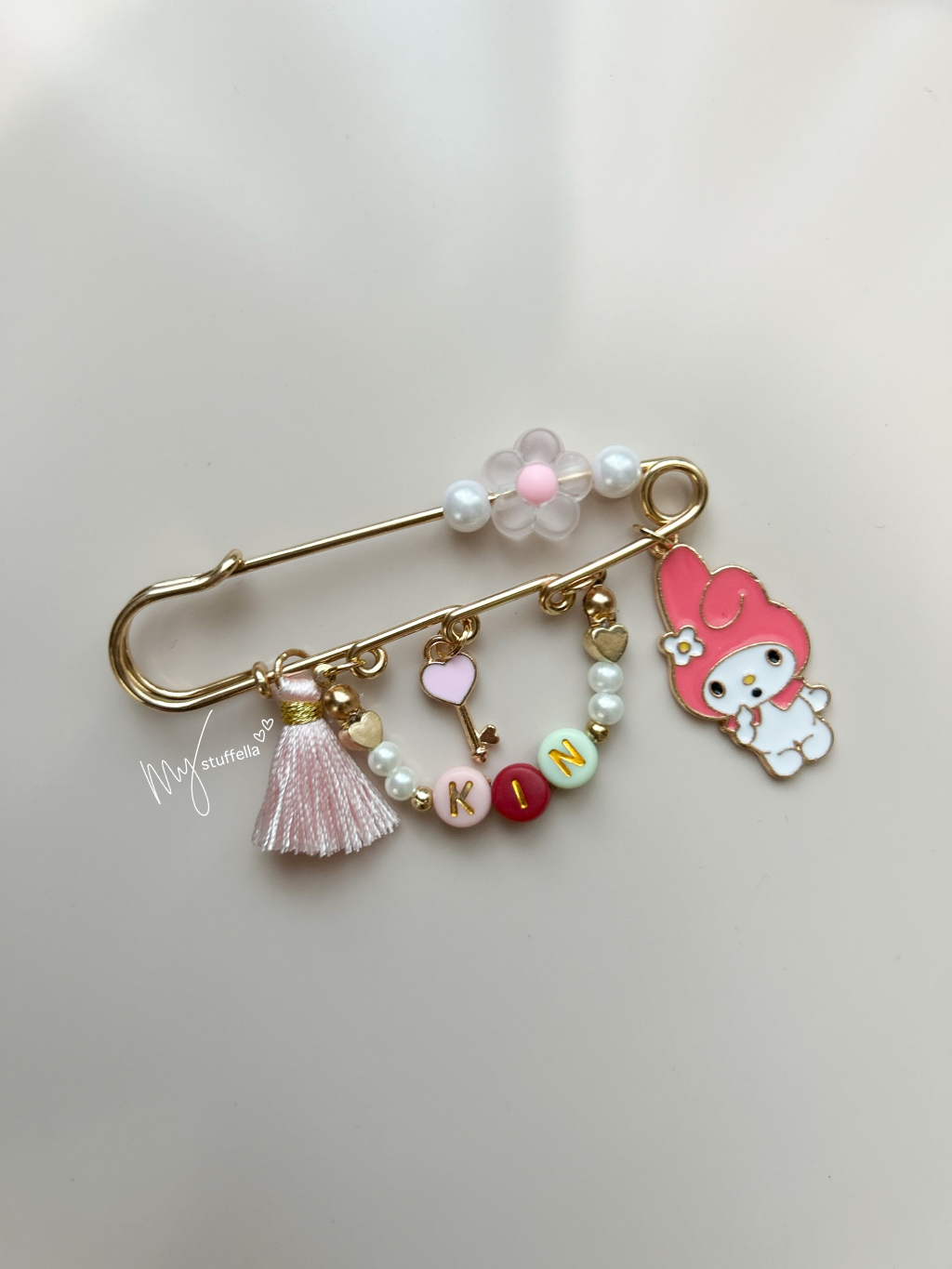 Jual My melody pin serbaguna custom nama/pin nama/pin lucu/bros lucu ...