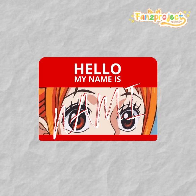 Jual STICKER ANIME HELLO MY NAME IS NAMI ONE PIECE | Shopee Indonesia