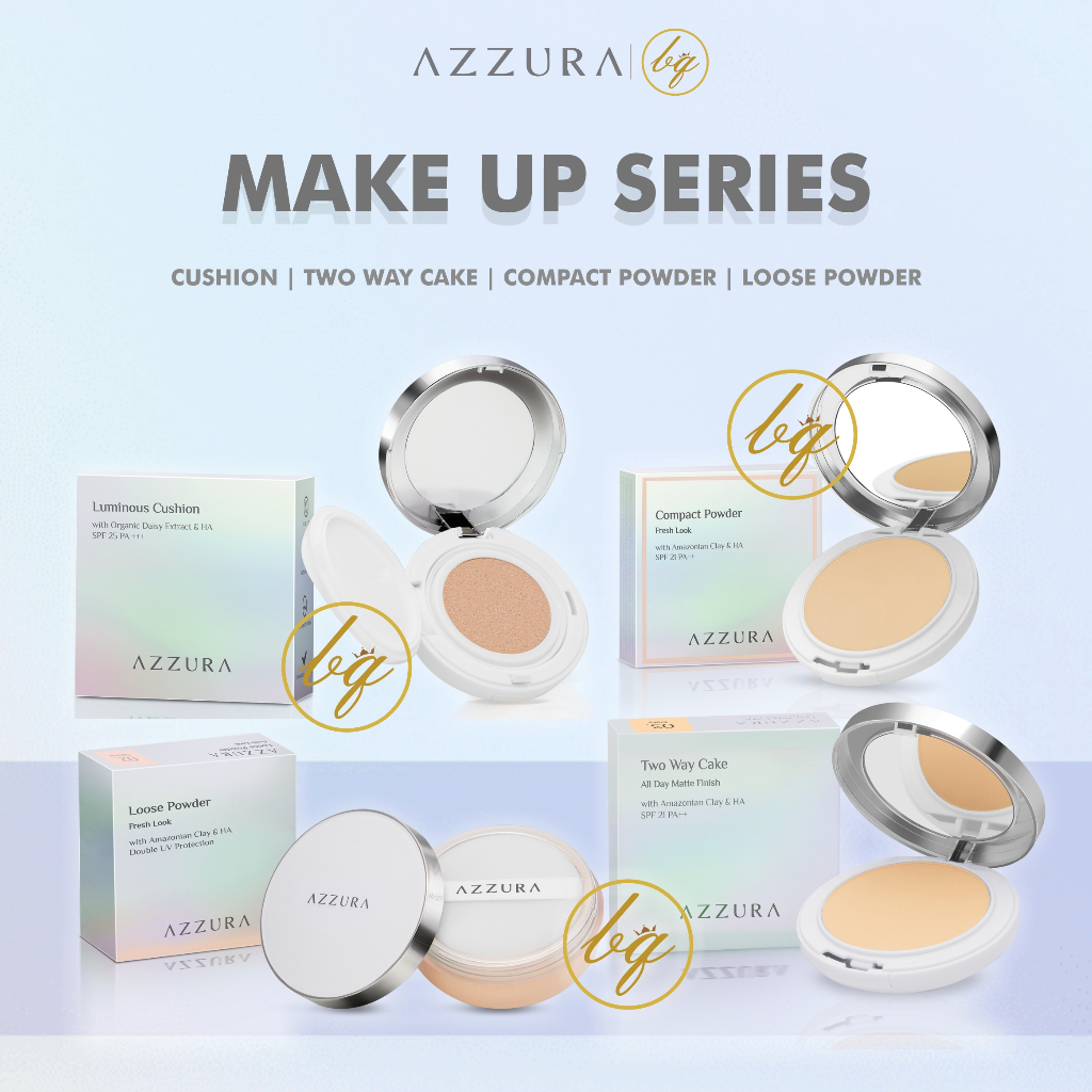 Jual AZZURA Face Powder / Loose Powder Bedak Tabur / Cushion / Compact ...