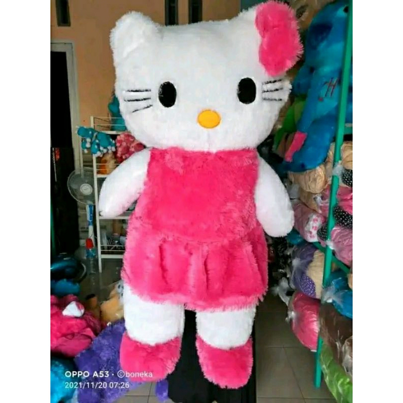 Jual Boneka hello kitty jumbo 1 meter / Boneka hello kitty murah ...