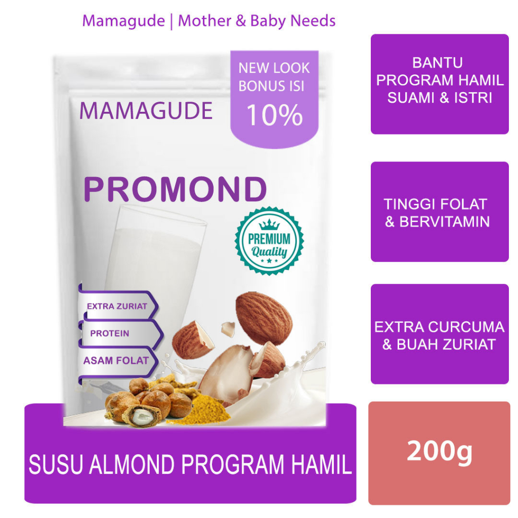 Jual Susu Promil Ampuh Cepat Hamil Susu Hamil Almond Buah Zuriat Promil ...