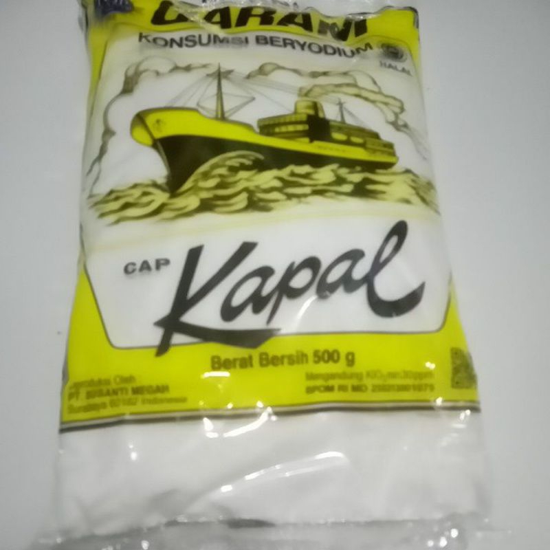 Jual GARAM 250G // GARAM 500G //GARAM CAP KAPAL //BUMBU MASAKN | Shopee ...