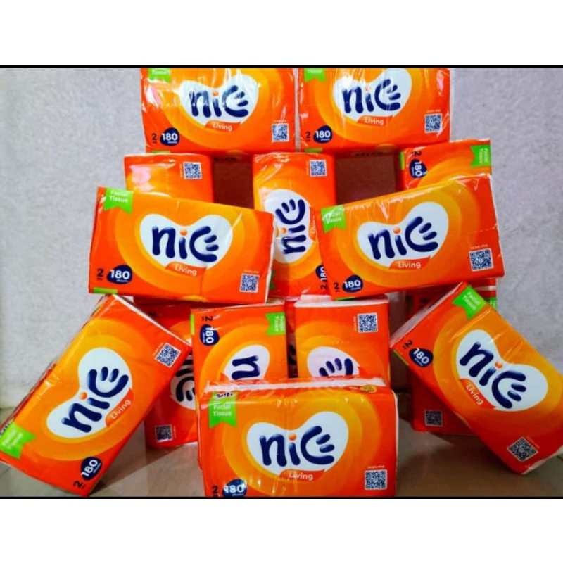 Jual 3 Pak Tisu Nice 180 Sheet - Paket 3pcs | Shopee Indonesia