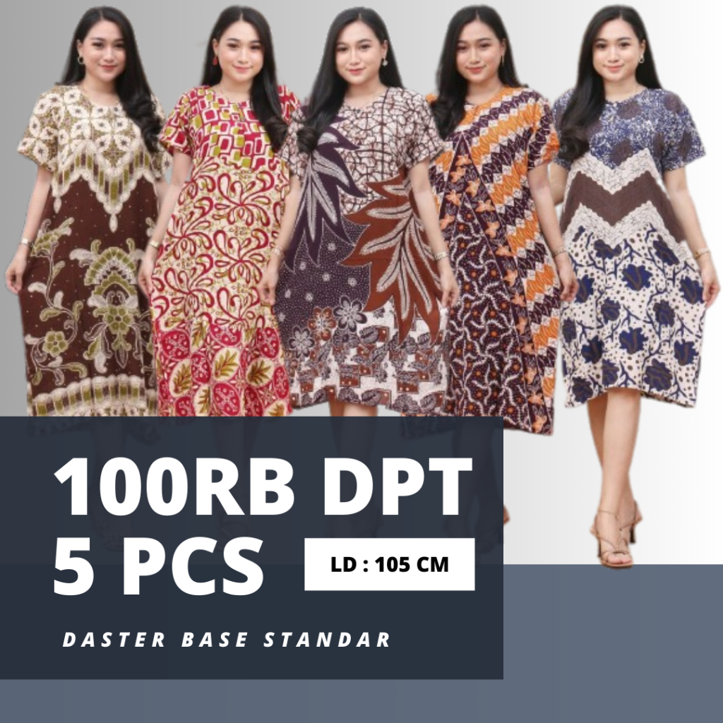 Jual PAKET HEMAT 5PCS DASTER STANDAR BASE RAYON SUPER BUSUI BUMIL ...
